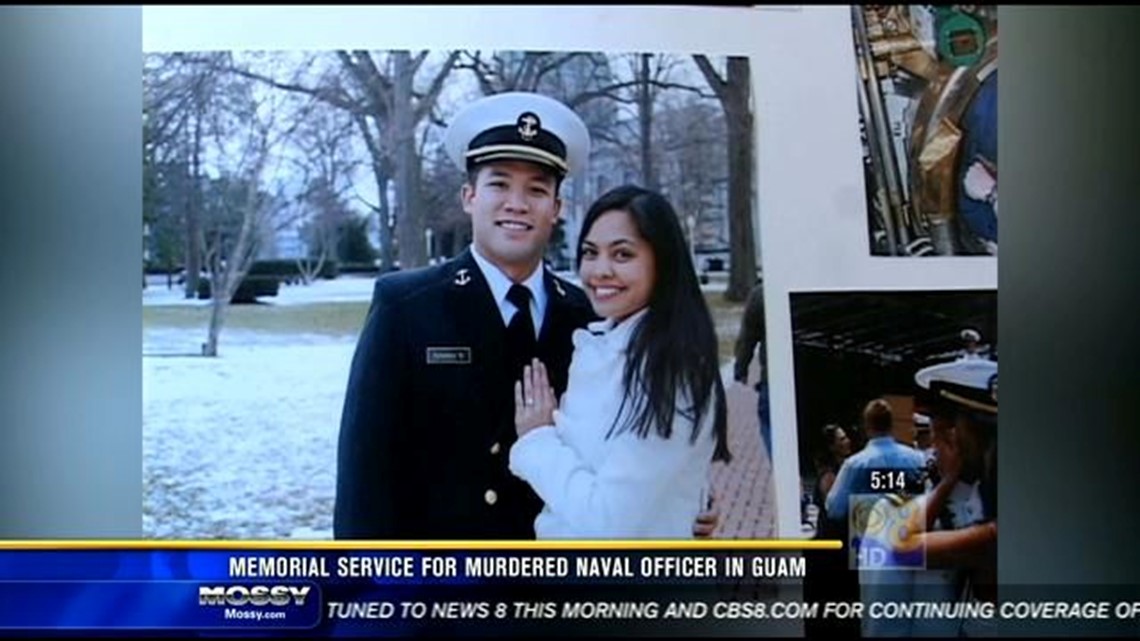 Memorial service for murdered Naval officer in Guam | cbs8.com