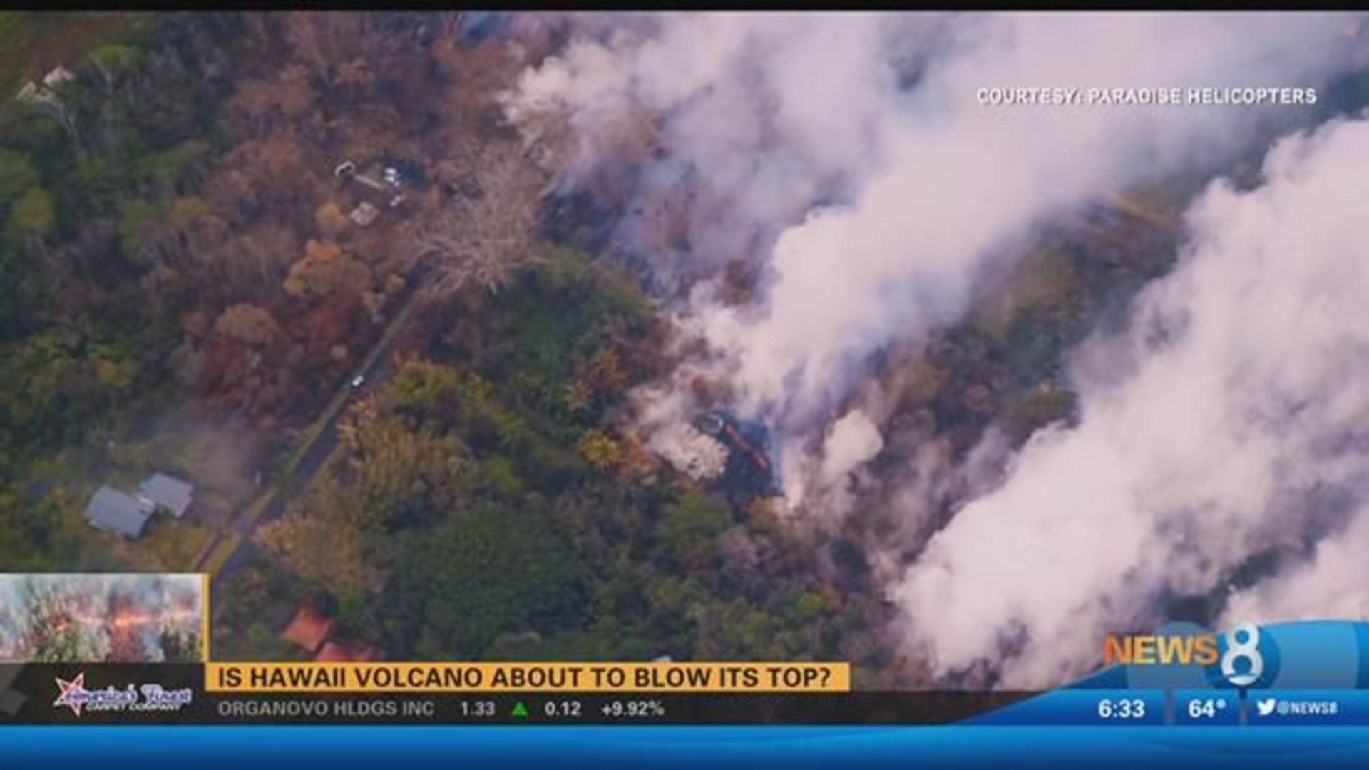Hawaii volcano could blow its top soon, hurl rocks and ash | cbs8.com
