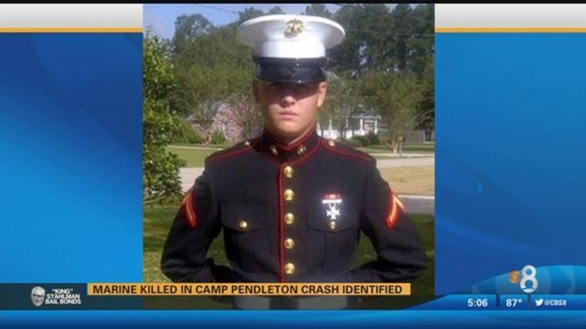 Marine killed during routine training at Camp Pendleton identified | cbs8.com