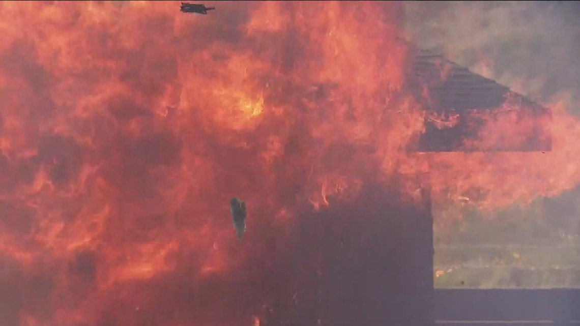 CAL FIRE conducts fire tests ahead of wildfire season in Spring Valley ...