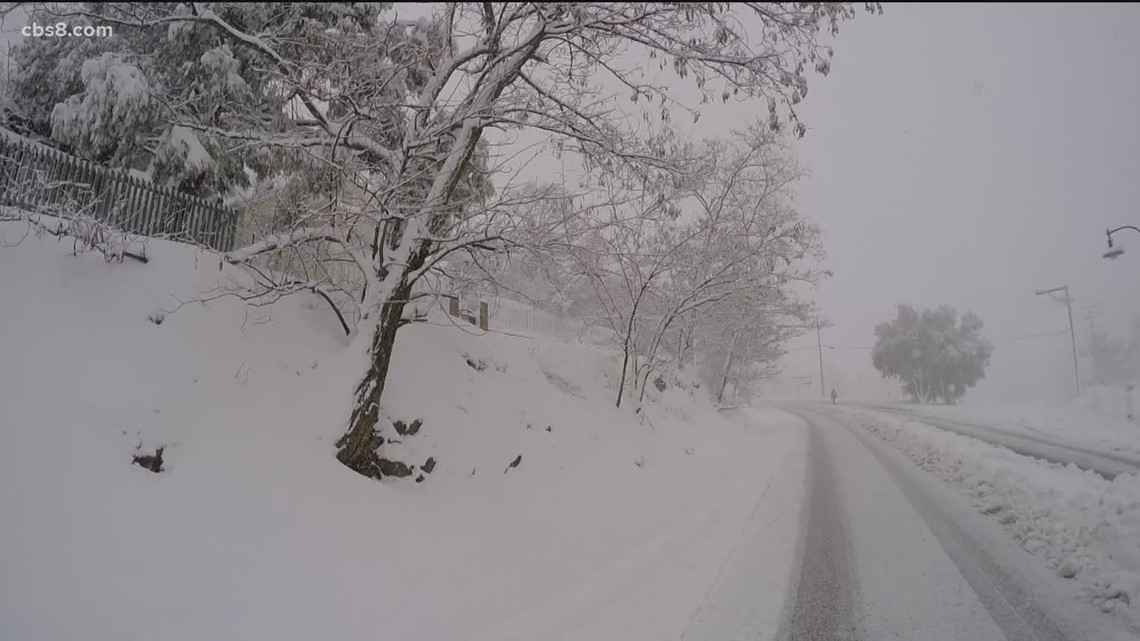 More rain, snow expected as stormy weather continues in San Diego ...