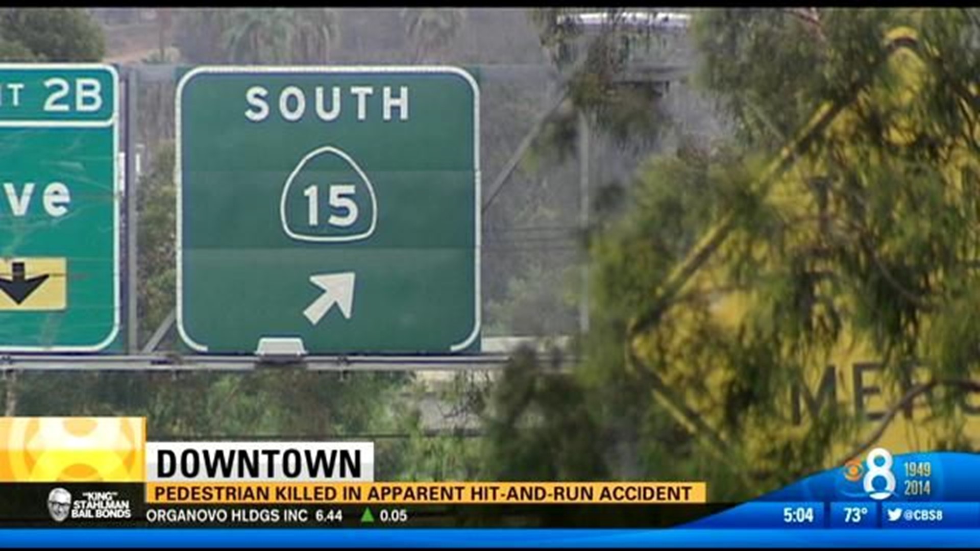Pedestrian hit, killed on SR-94 near downtown | cbs8.com