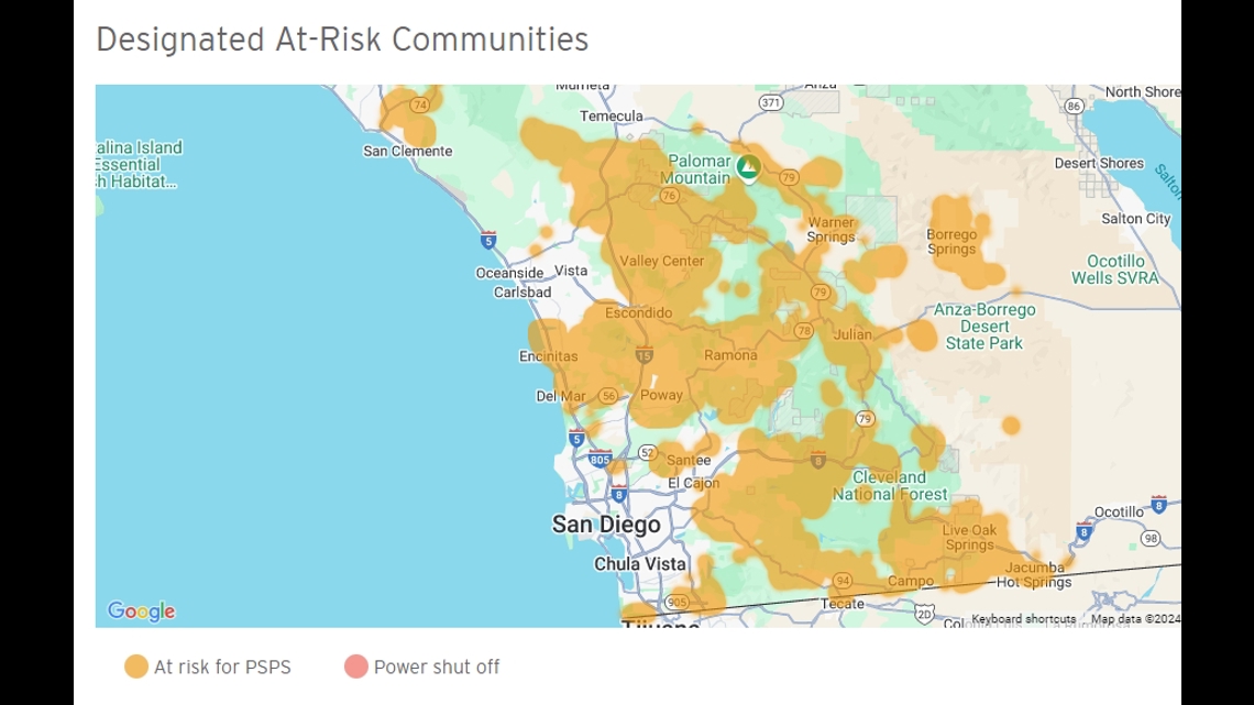 SDG&E may cut power as red flag warning takes effect | cbs8.com
