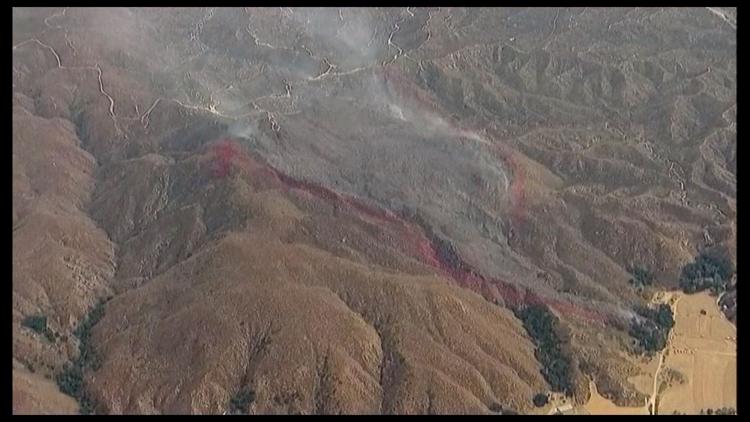 Brush fire, smoke, flames near Pechanga Resort Casino in Temecula ...