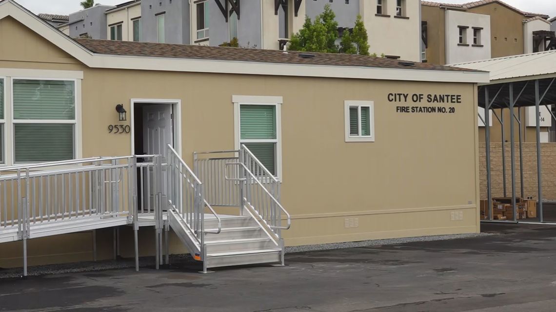 Santee Opens Interim Fire Station to Cut Response Times | cbs8.com