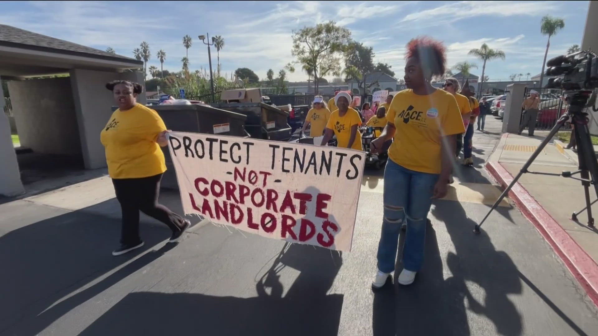 National City tenants rally for protection against unfair practices ...