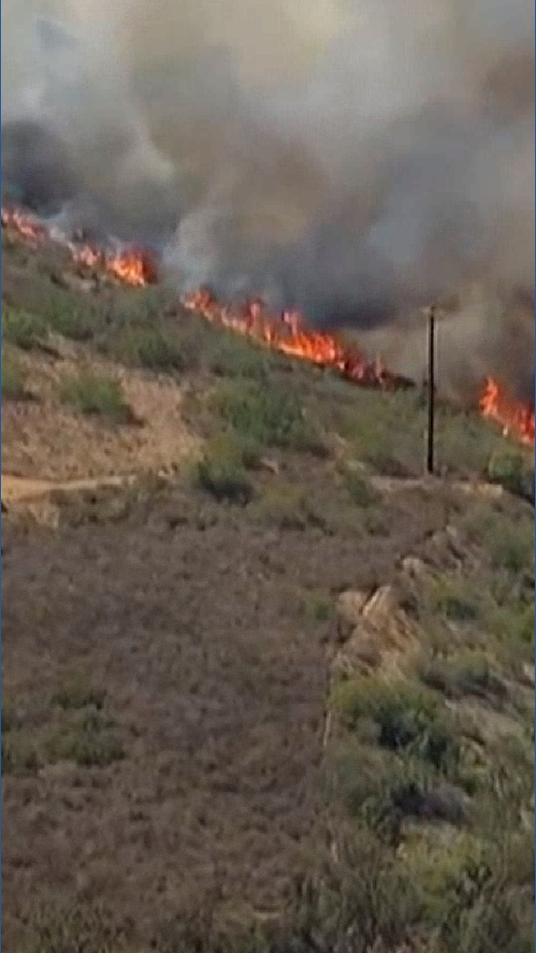 Brush fire, smoke, flames, any evacuations, map in Rancho Bernardo, San ...