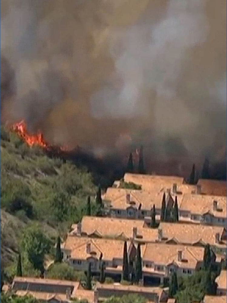 Brush fire, smoke, flames, any evacuations, map in Rancho Bernardo, San ...