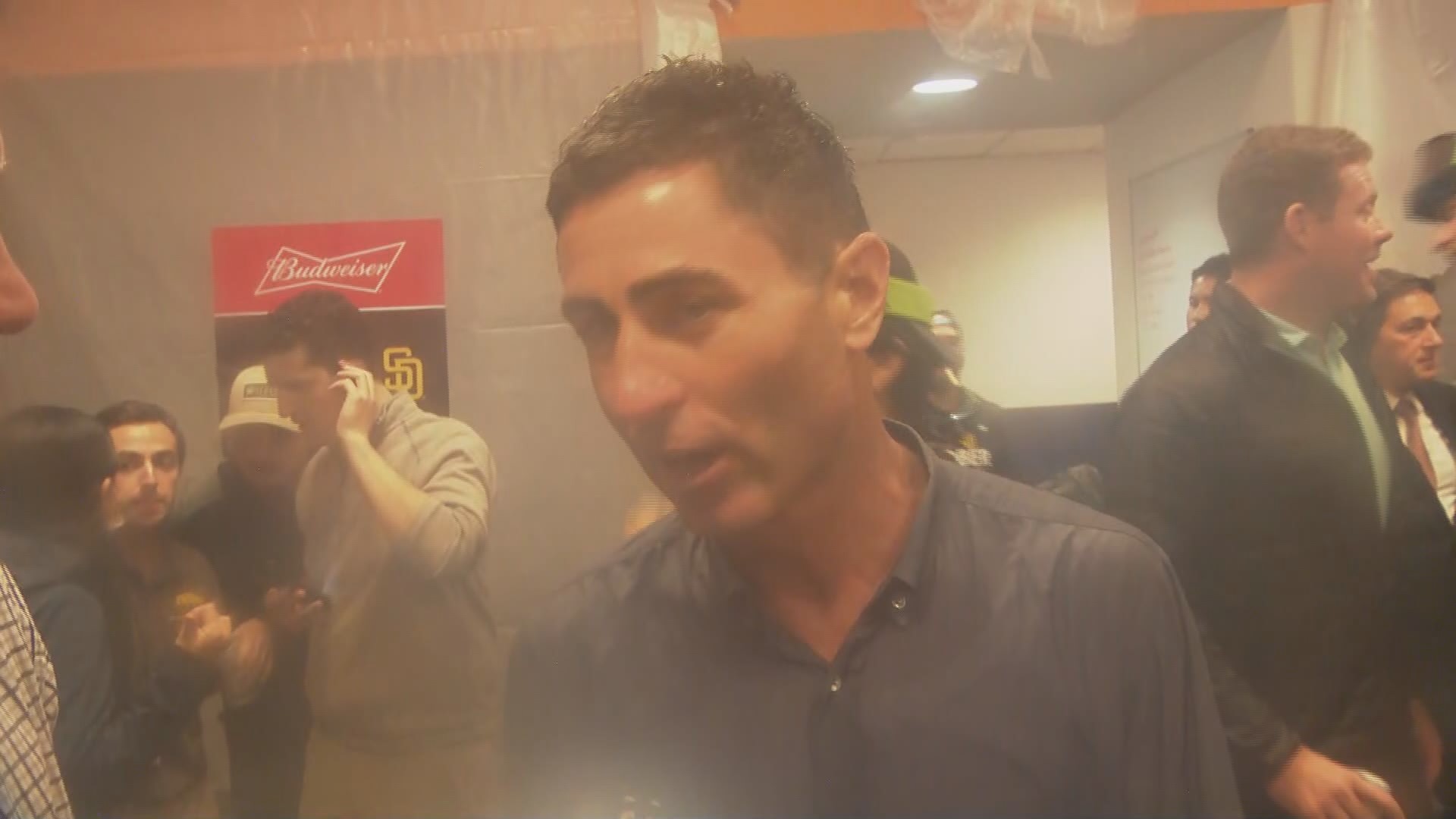 Padres GM AJ Preller talks about what it means to advance to the NLDS ...