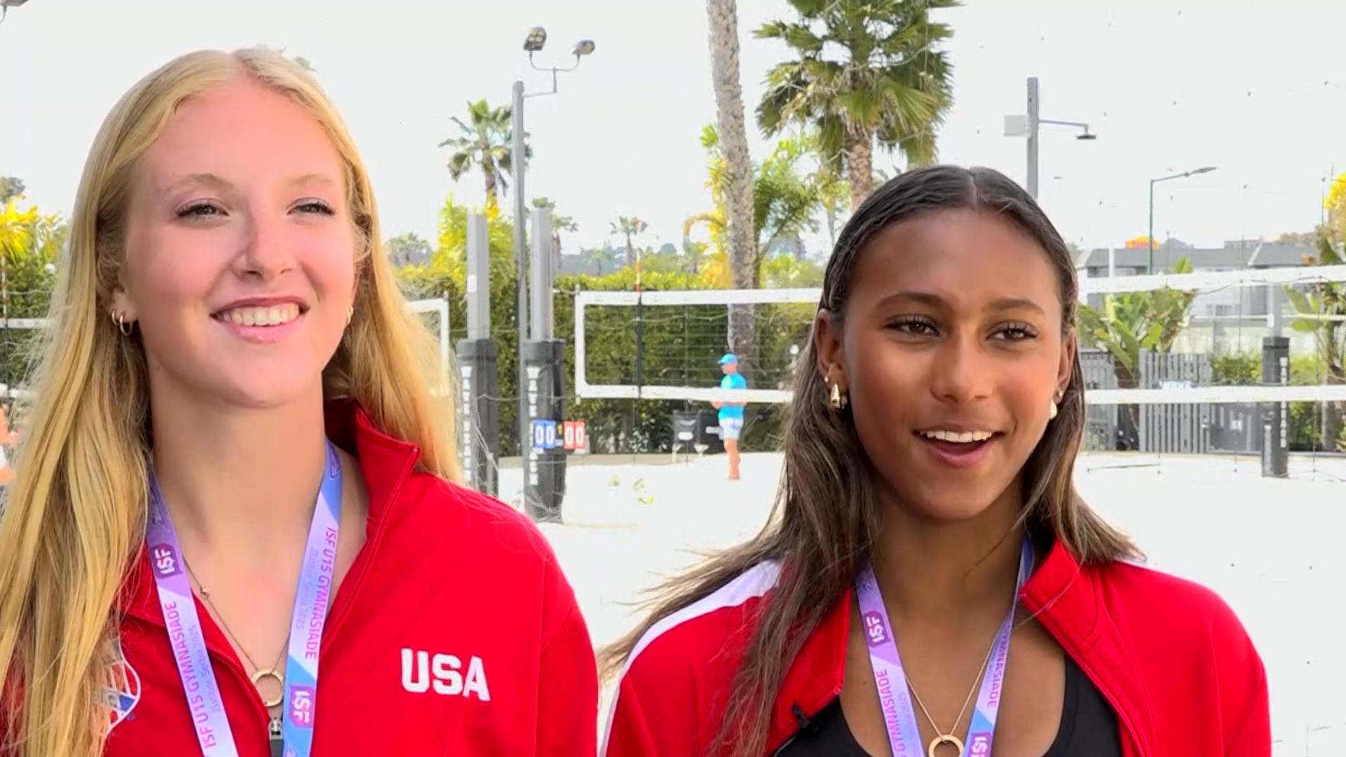 Local teens win international volleyball event in Serbia | cbs8.com