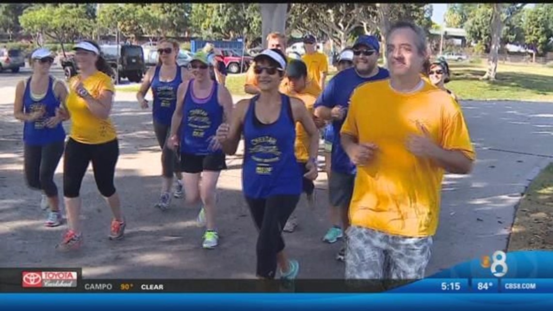 Training for the finish line, and to finish cancer | cbs8.com
