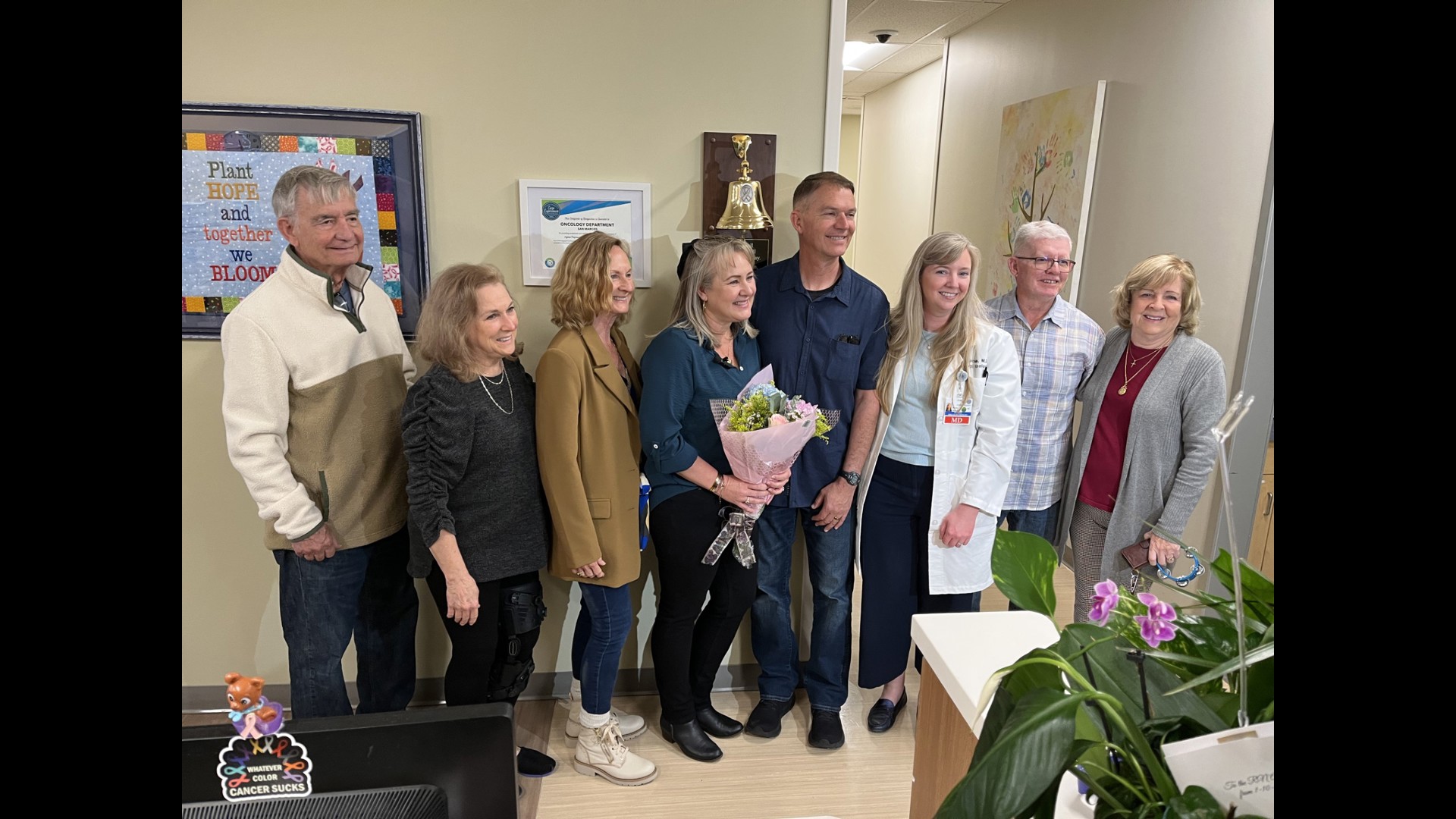 Cancer survivor rings the bell after the fight of her life | cbs8.com