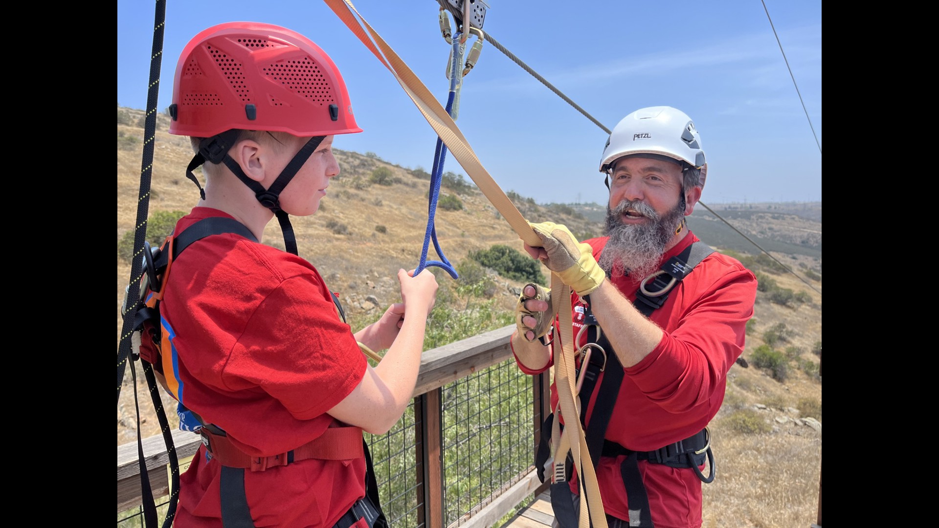 Camp Bashor launches thrilling 600-ft zip line in Chula Vista | cbs8.com