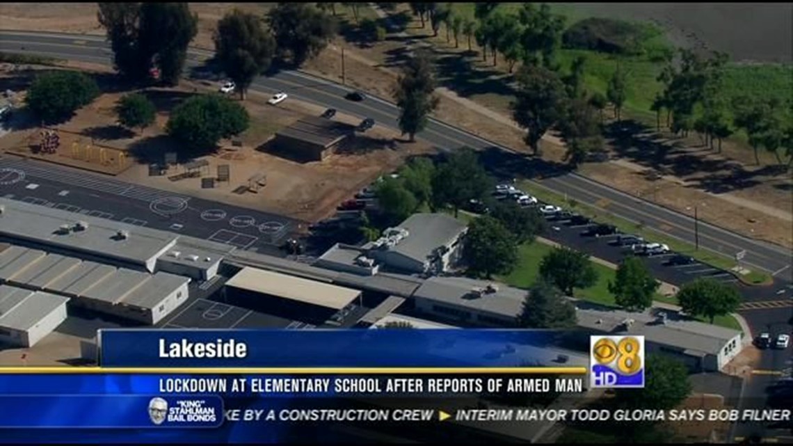 Lockdown at elementary school after reports of armed man | cbs8.com