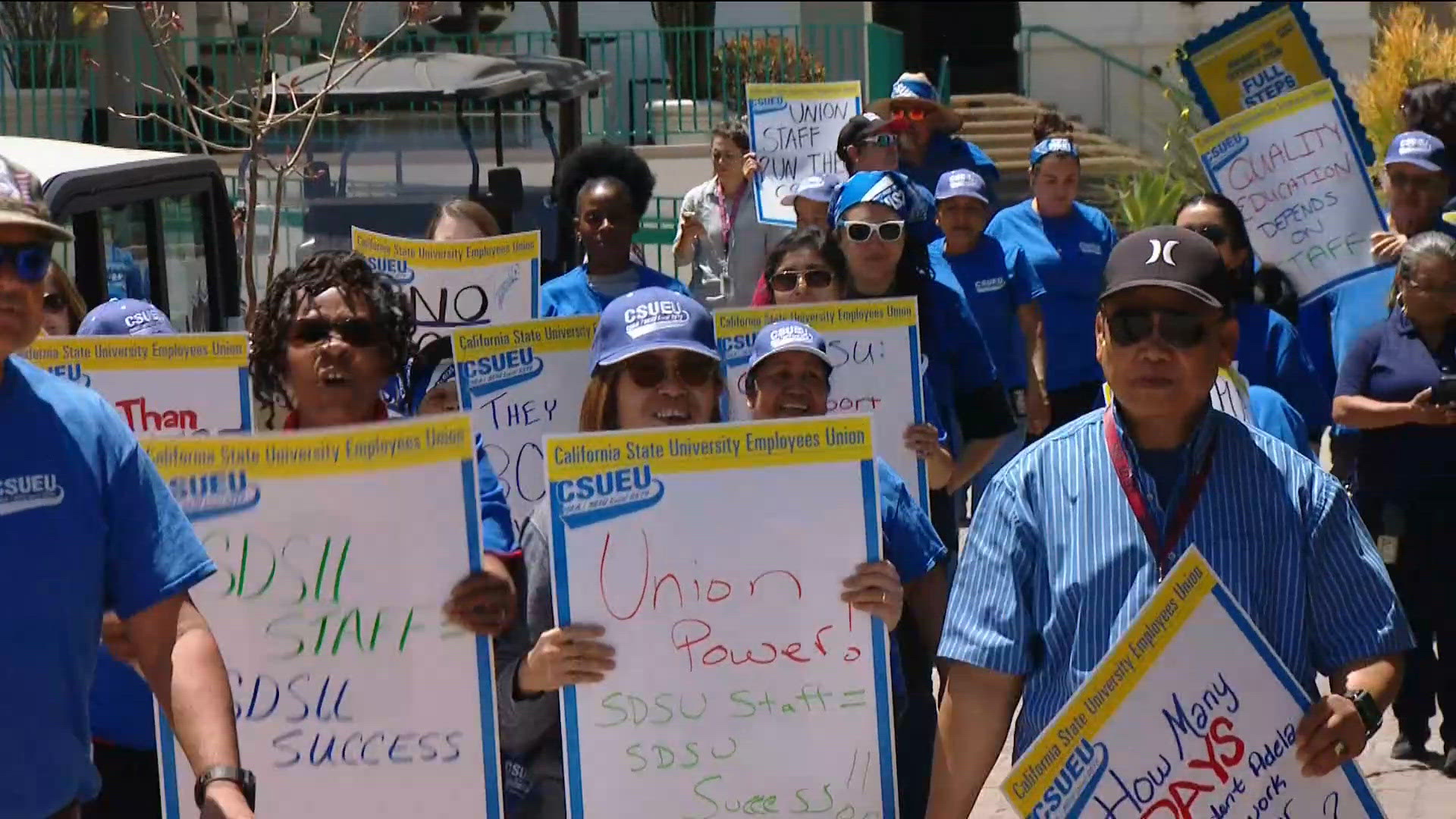 CSU union employees threaten to strike | cbs8.com