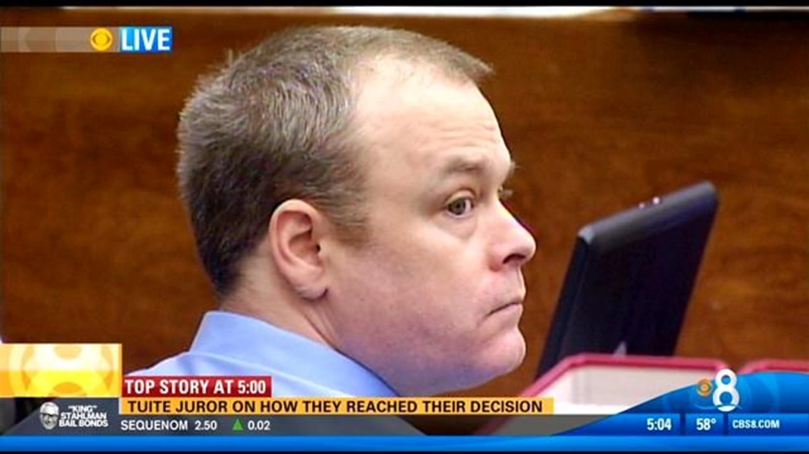 Tuite found not guilty of killing Stephanie Crowe | cbs8.com
