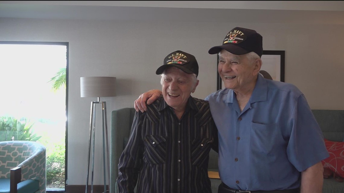 WWII veterans reunite after 75 years of not seeing each other | cbs8.com