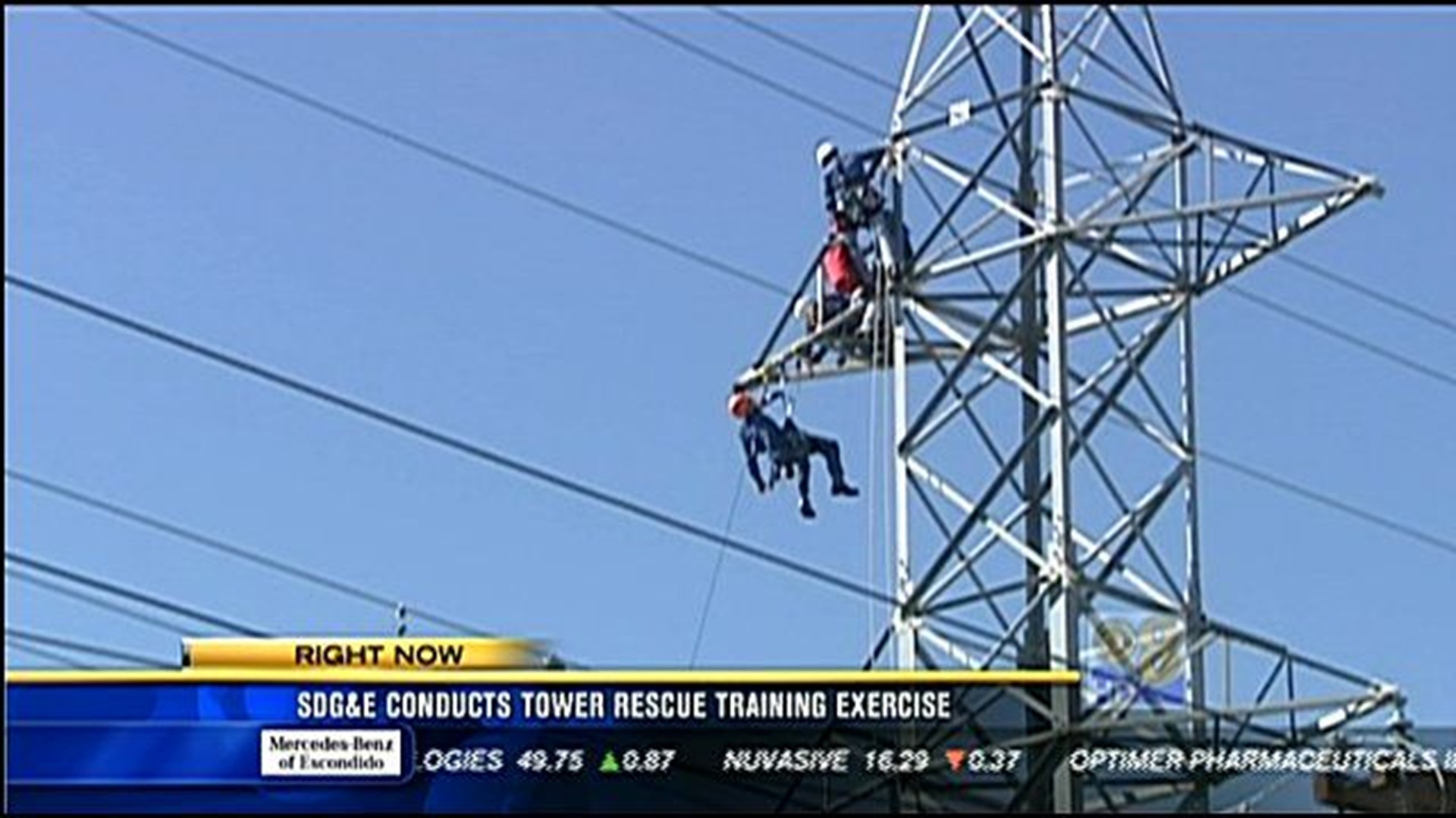 SDG&E conducts tower rescue training exercise | cbs8.com