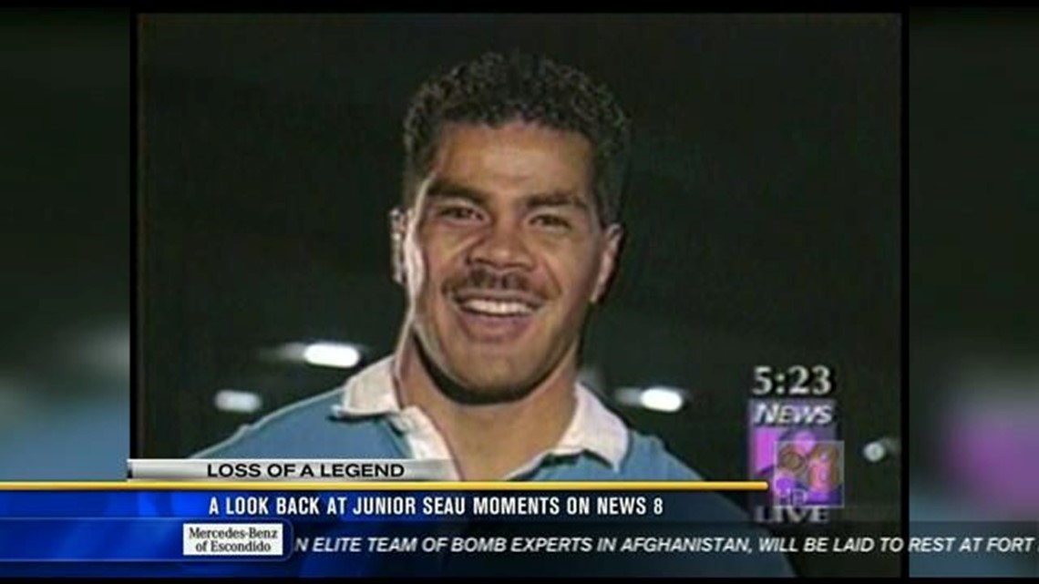 A look back at Junior Seau's moments on News 8 | cbs8.com