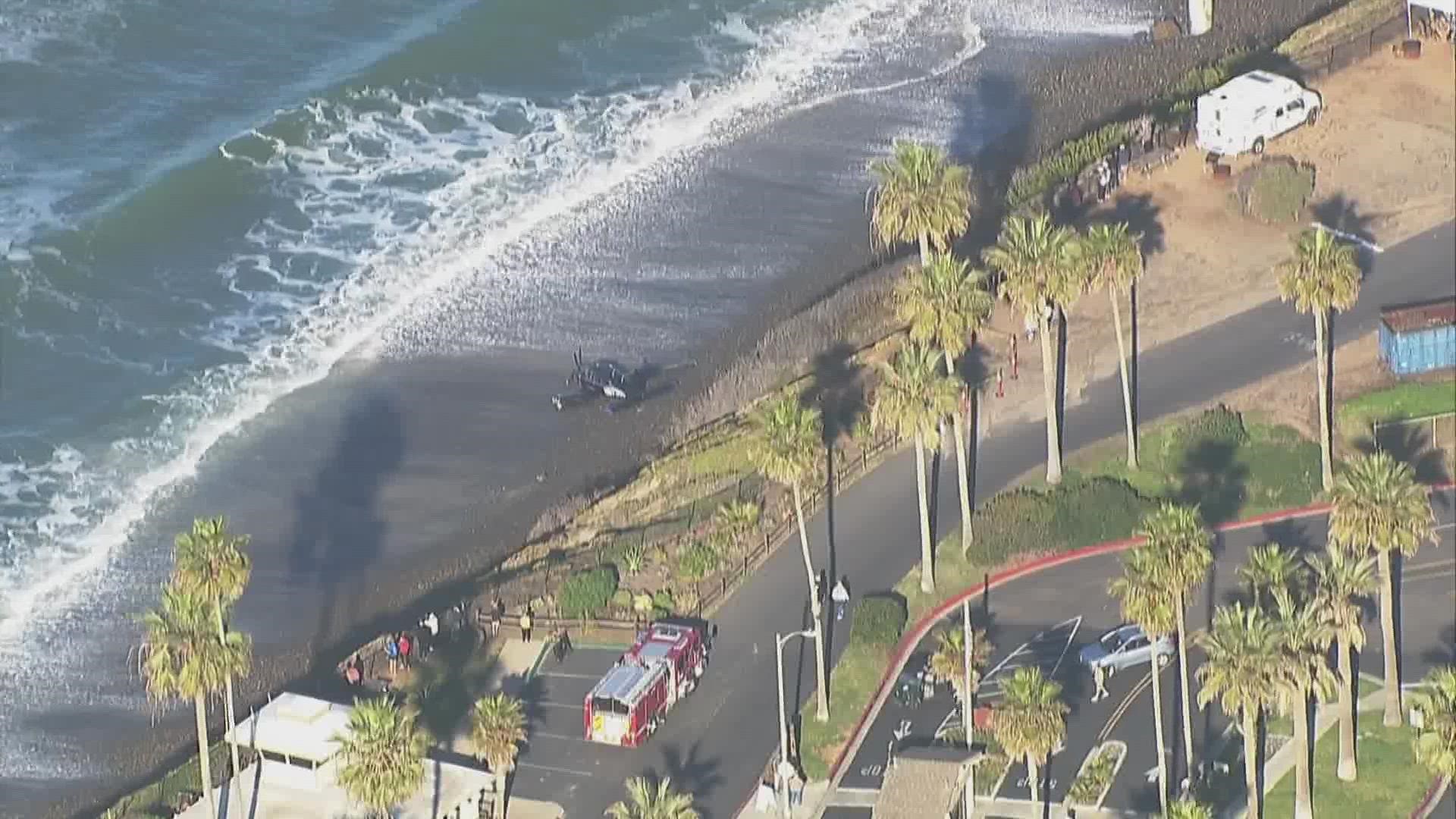Small aircraft makes emergency landing on Carlsbad State Beach | cbs8.com
