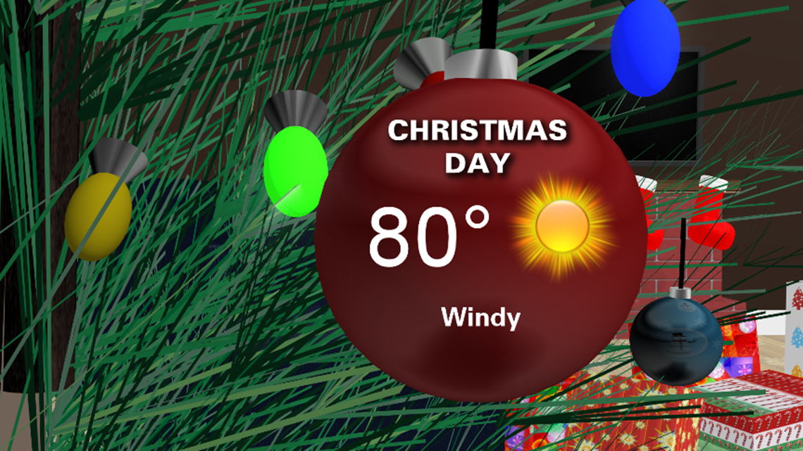 Warm, windy Christmas across San Diego | cbs8.com
