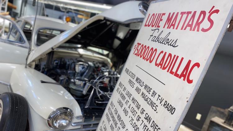 Louie Mattar's fabulous car had a washing machine, drinking fountain ...