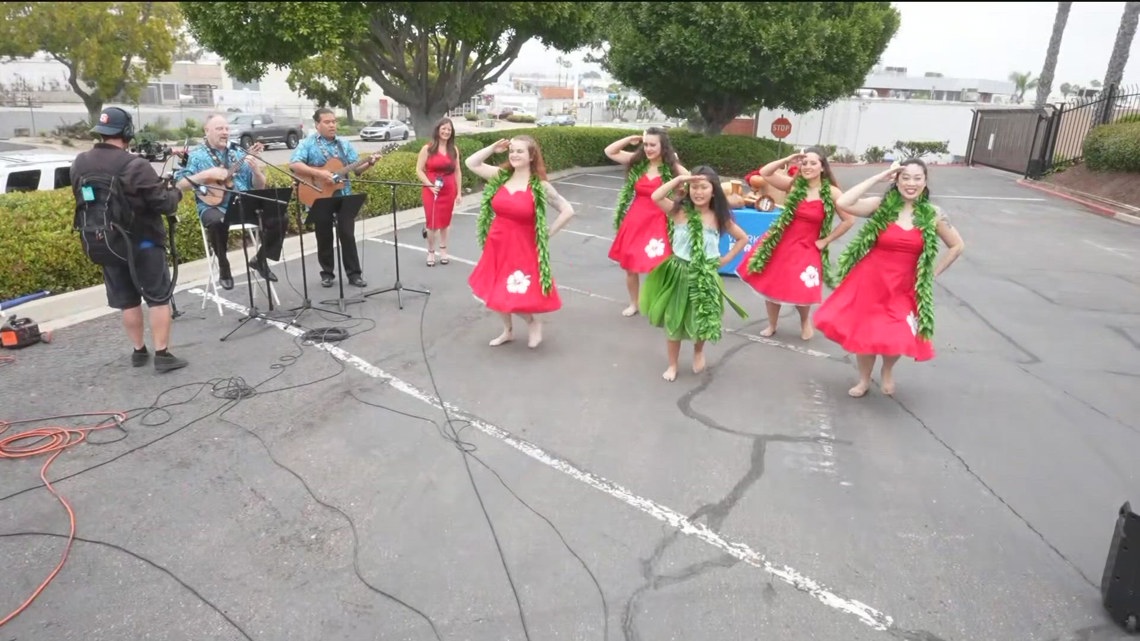The Hawaiian music of Ho’okani and the San Diego Hula Academy dancers perform on CBS 8 | cbs8.com