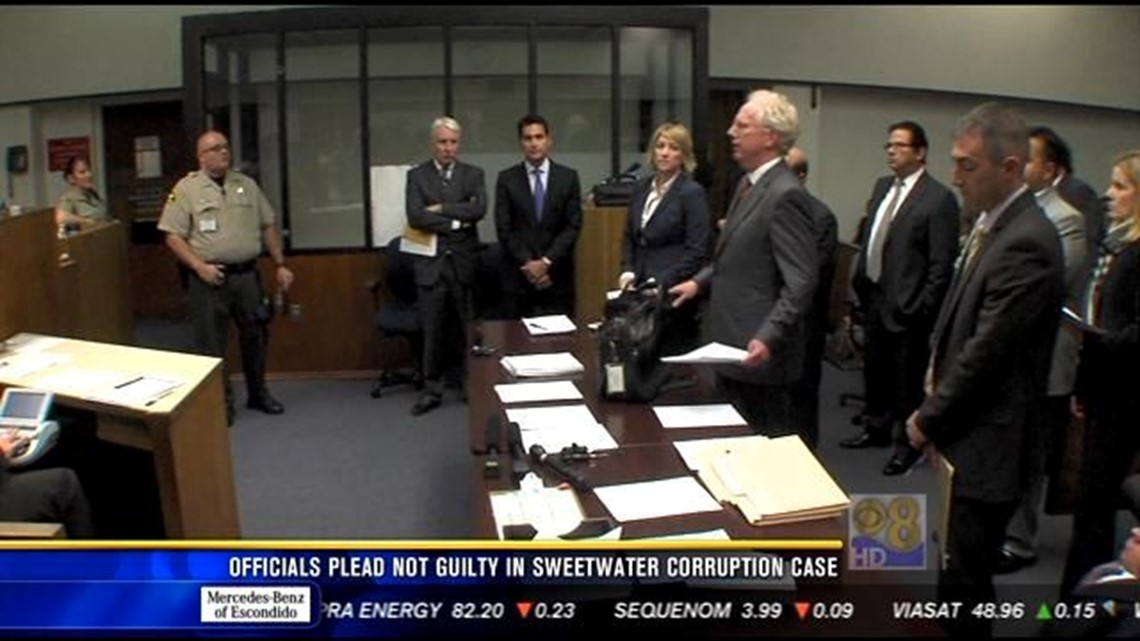 Not guilty pleas in Sweetwater corruption case | cbs8.com