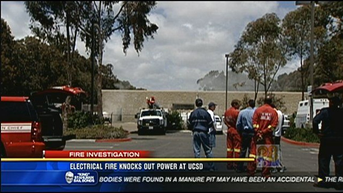 Electrical Fire Knocks Out Power At UCSD | cbs8.com