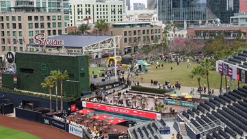 Padres celebrate Gallagher Square at Petco Park groundbreaking | cbs8.com
