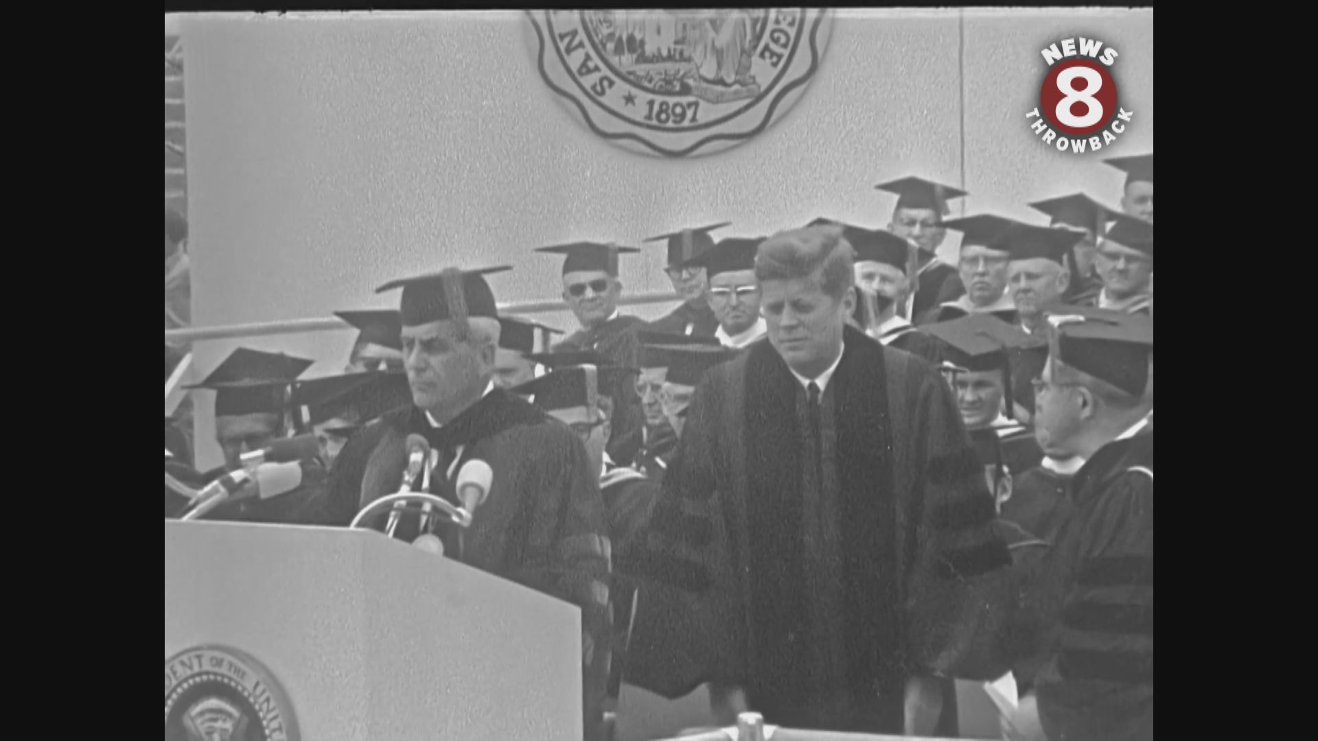 President John F. Kennedy at San Diego State College 1963 | cbs8.com