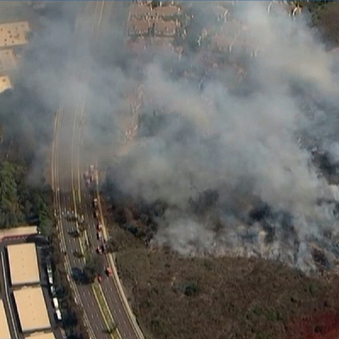 Brush fire, smoke, flames, any evacuations, map in Rancho Bernardo, San Diego | cbs8.com