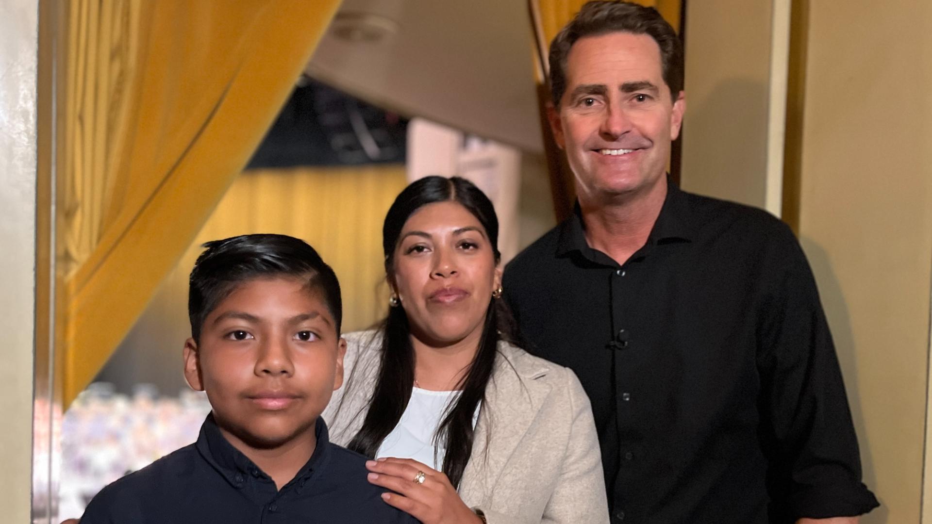 Cancer survivor Carlos honored with special music performance | cbs8.com