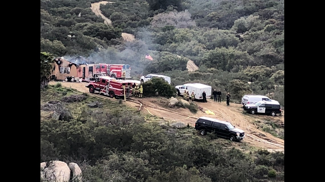 House fire turns deadly in Potrero, just north of Tecate | cbs8.com