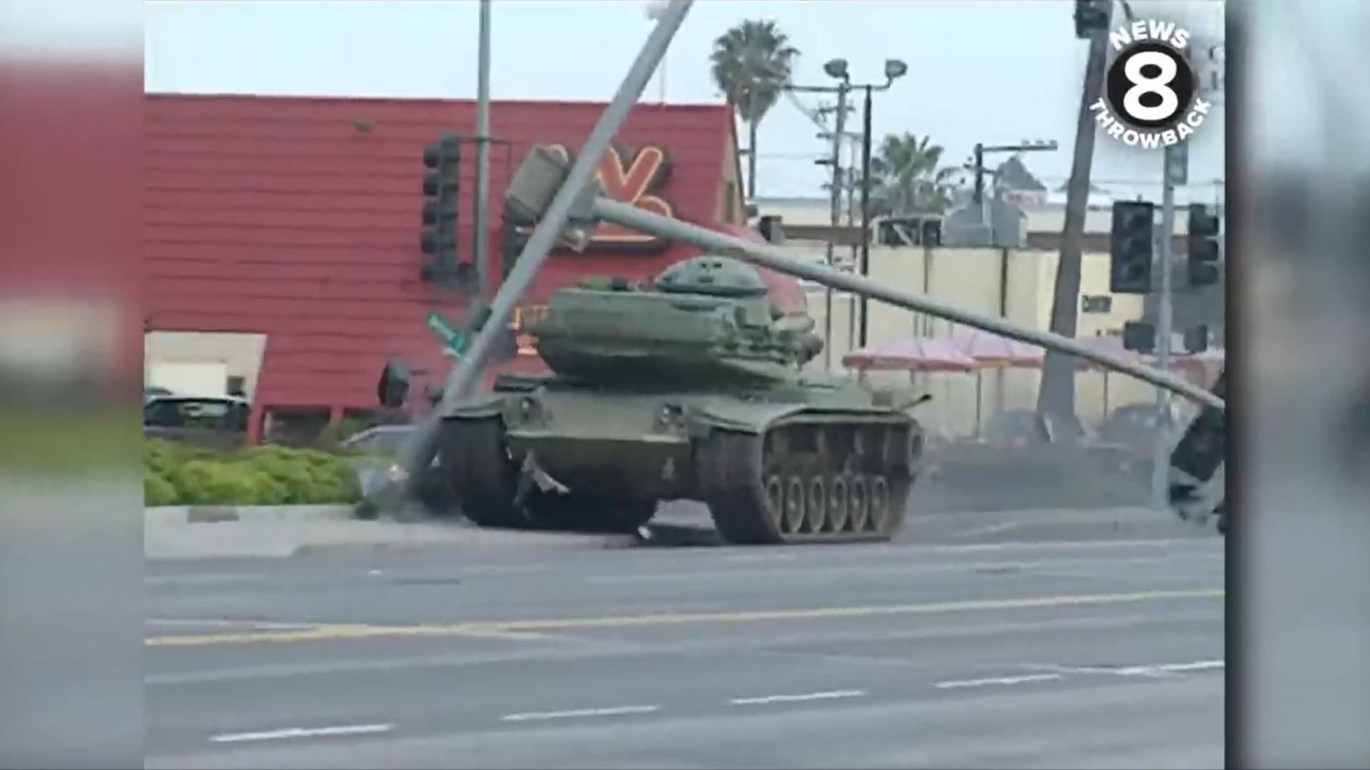Tank Rampage in San Diego on May 17, 1995 | cbs8.com