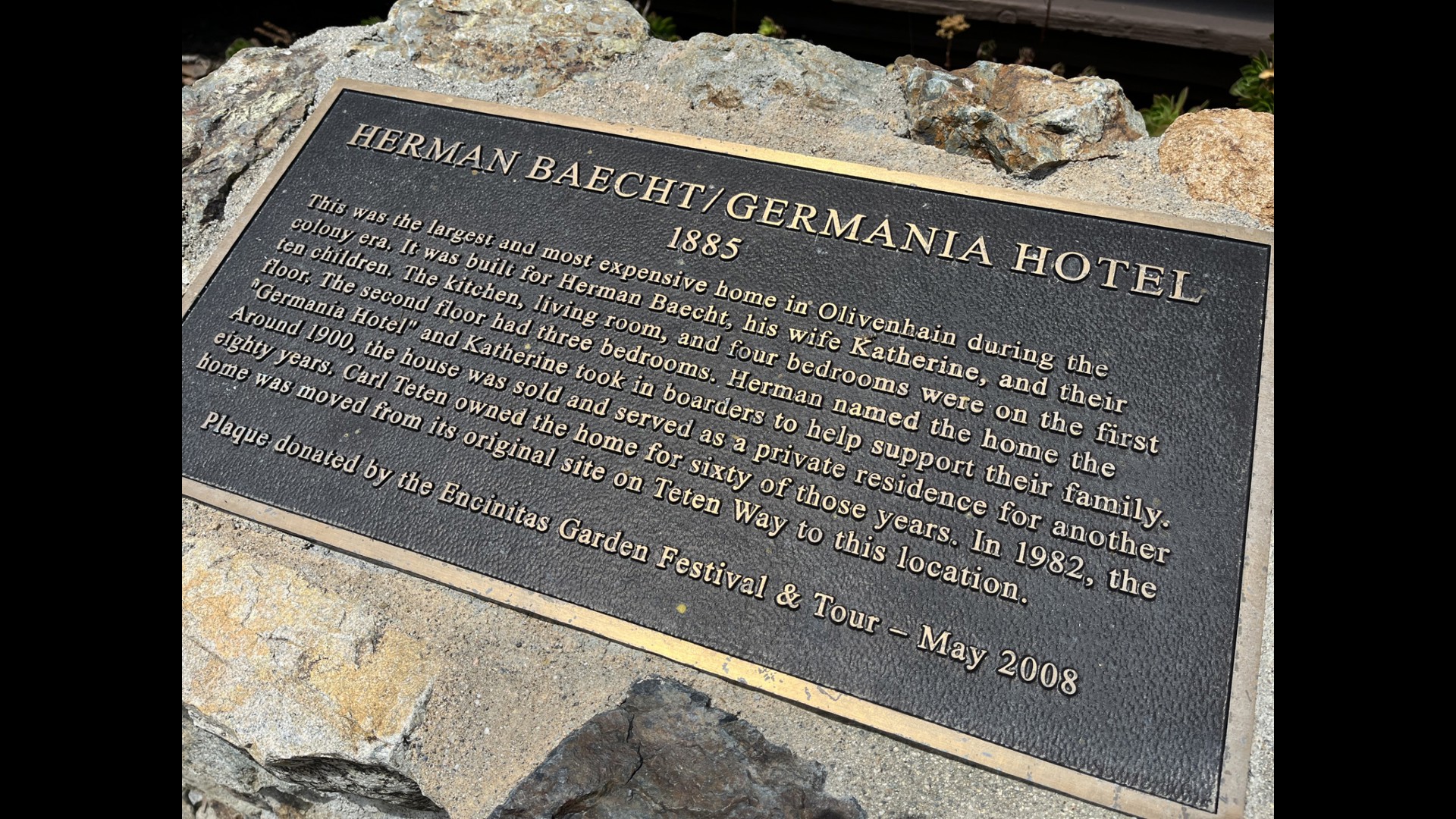 The 'Germania Hotel' in Olivenhain | cbs8.com
