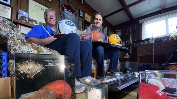 'Toy Man' donates entire sports memorabilia collection to help military ...
