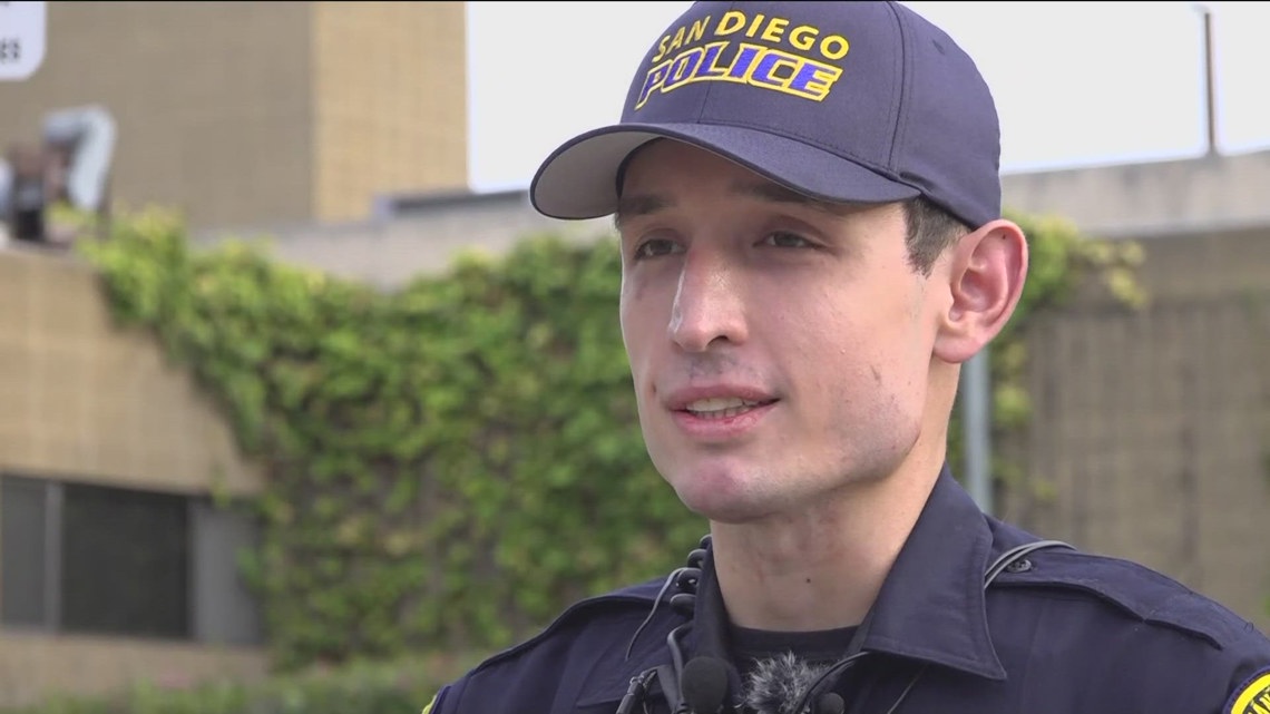 San Diego Police officer seriously hurt in fatal crash returns to full ...