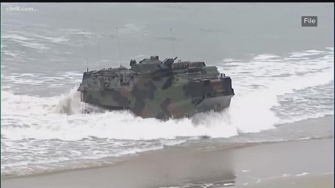 Hearing at Camp Pendleton for officer in command when AAV sank leaving ...