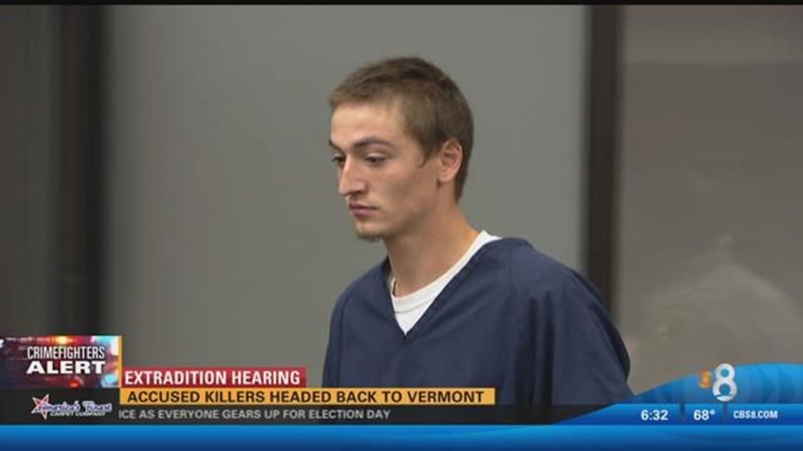 Accused killers headed back to Vermont on murder charges | cbs8.com