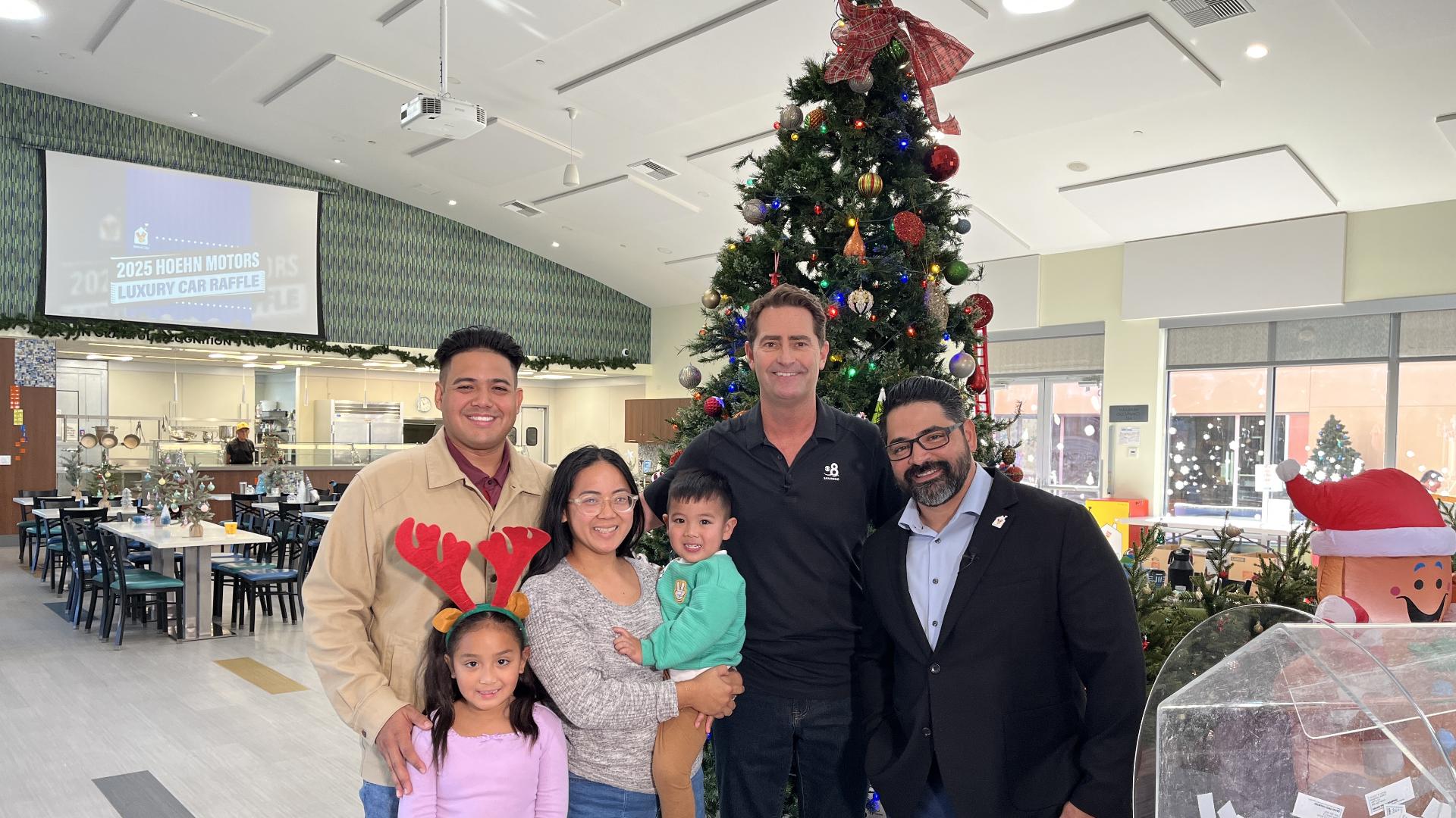San Diego's Ronald McDonald House celebrates luxury car raffle winner ...