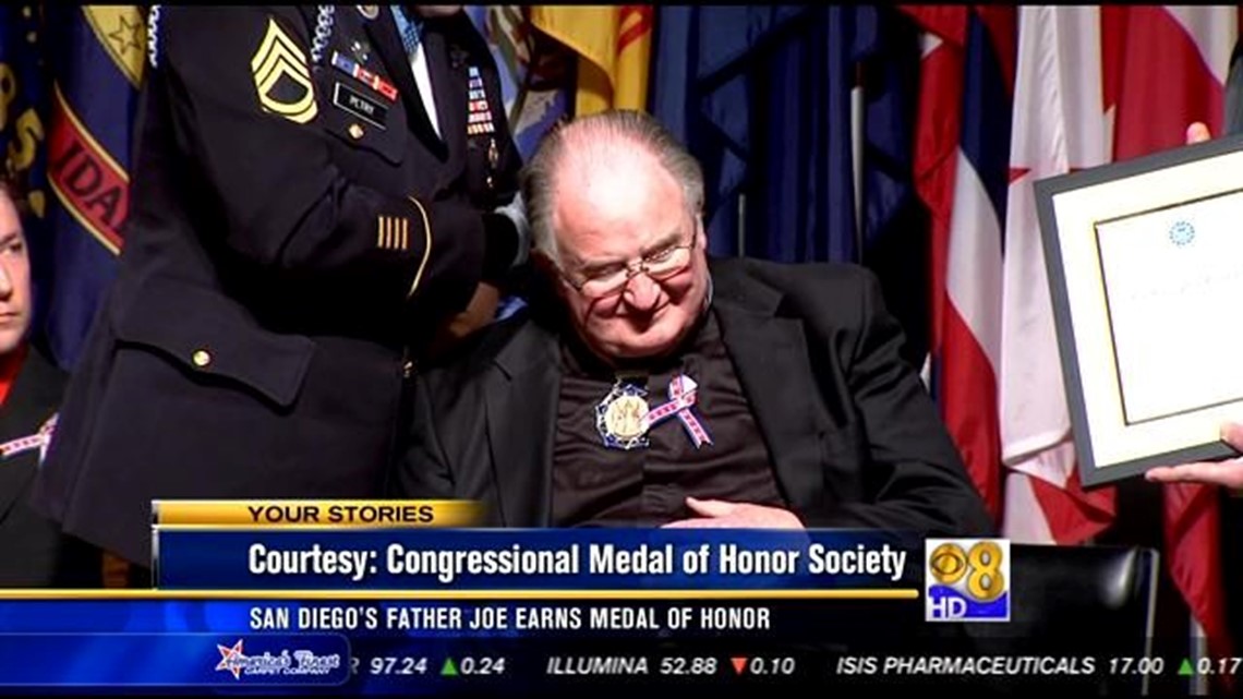 San Diego's Father Joe earns Medal of Honor | cbs8.com