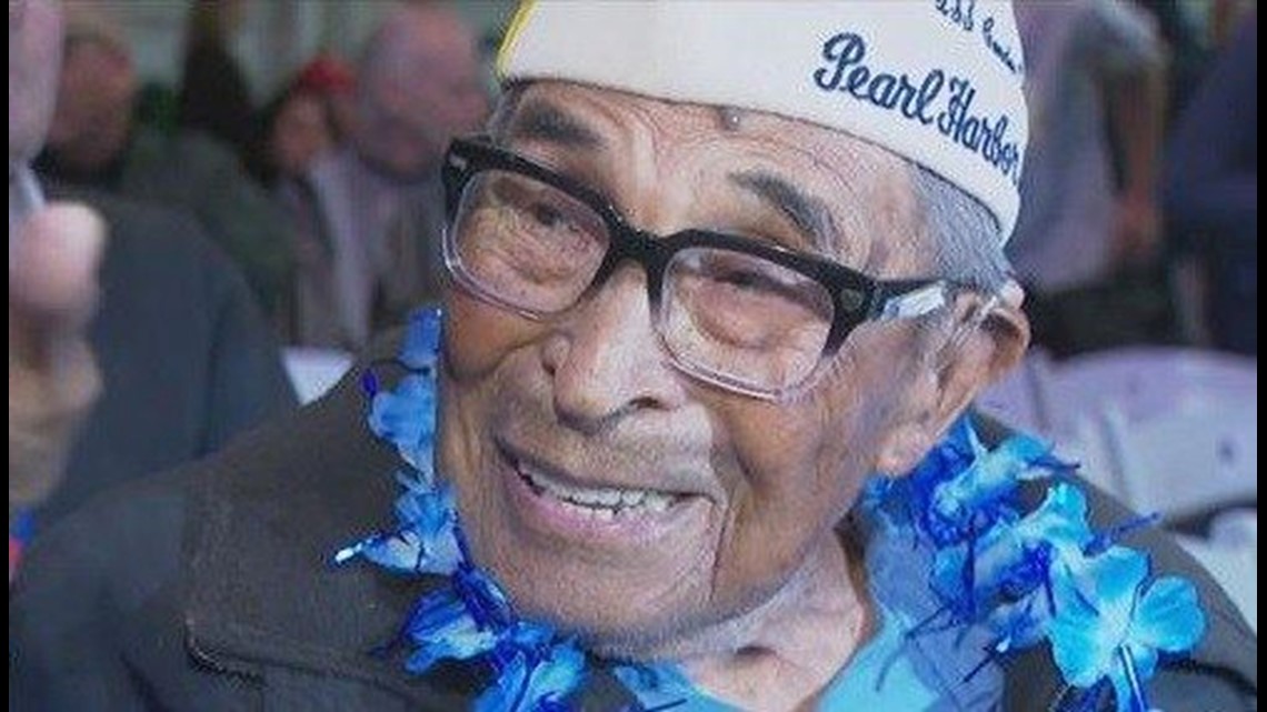 Oldest Pearl Harbor survivor celebrates 105th birthday | cbs8.com