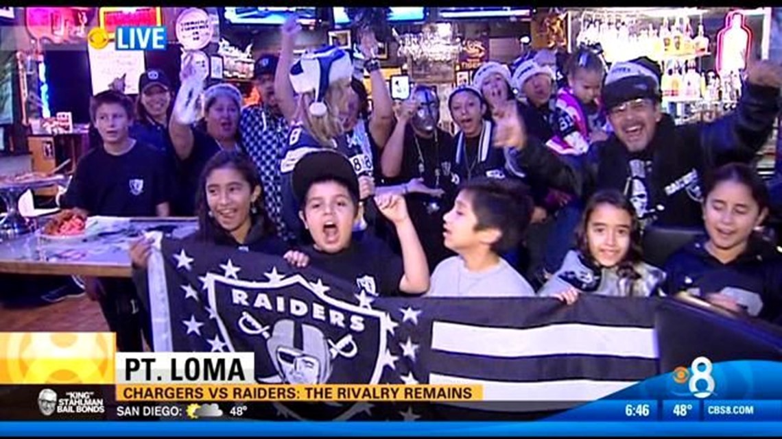 Chargers vs. Raiders: The rivalry remains | cbs8.com