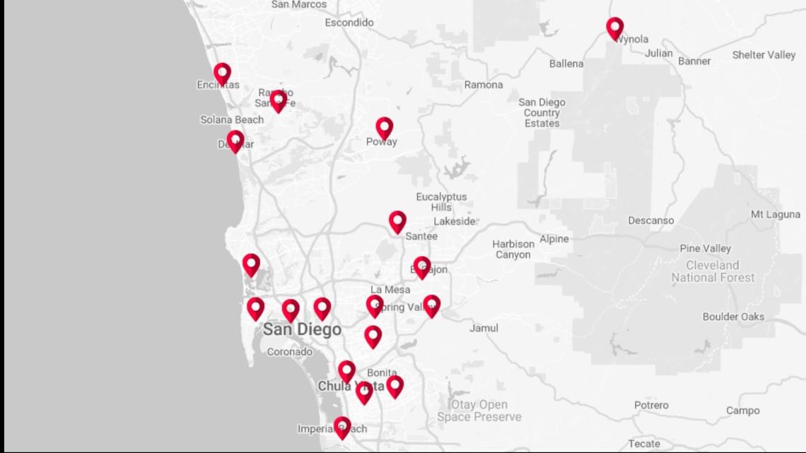 Tracking San Diego County power outages on Christmas Eve | cbs8.com