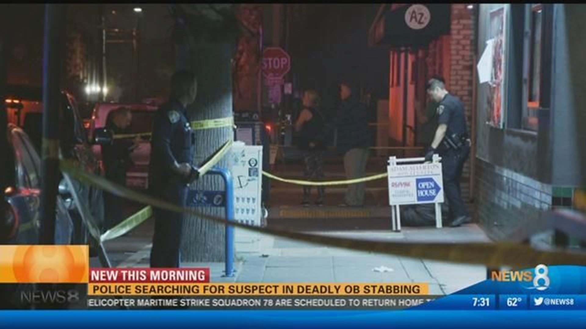Man stabbed to death in Ocean Beach; suspect on the loose | cbs8.com