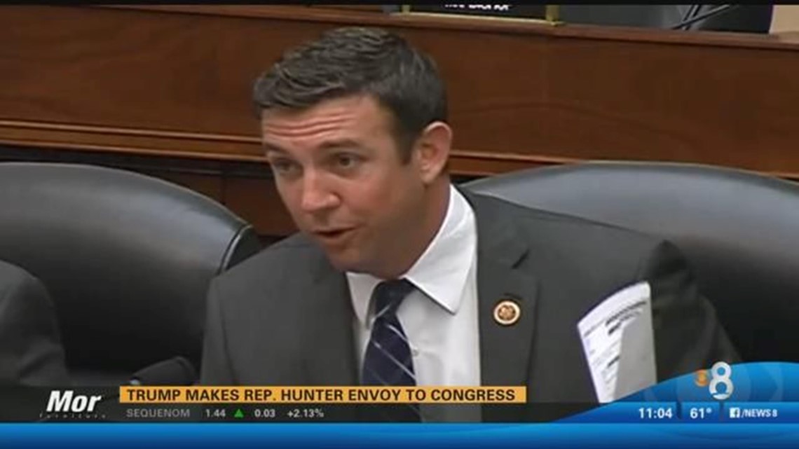 Rep. Hunter will be Trump's envoy to Congress | cbs8.com