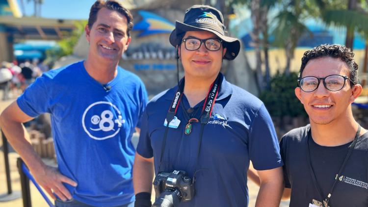 SeaWorld Photographer makes a big 'splash' with his first job ever ...