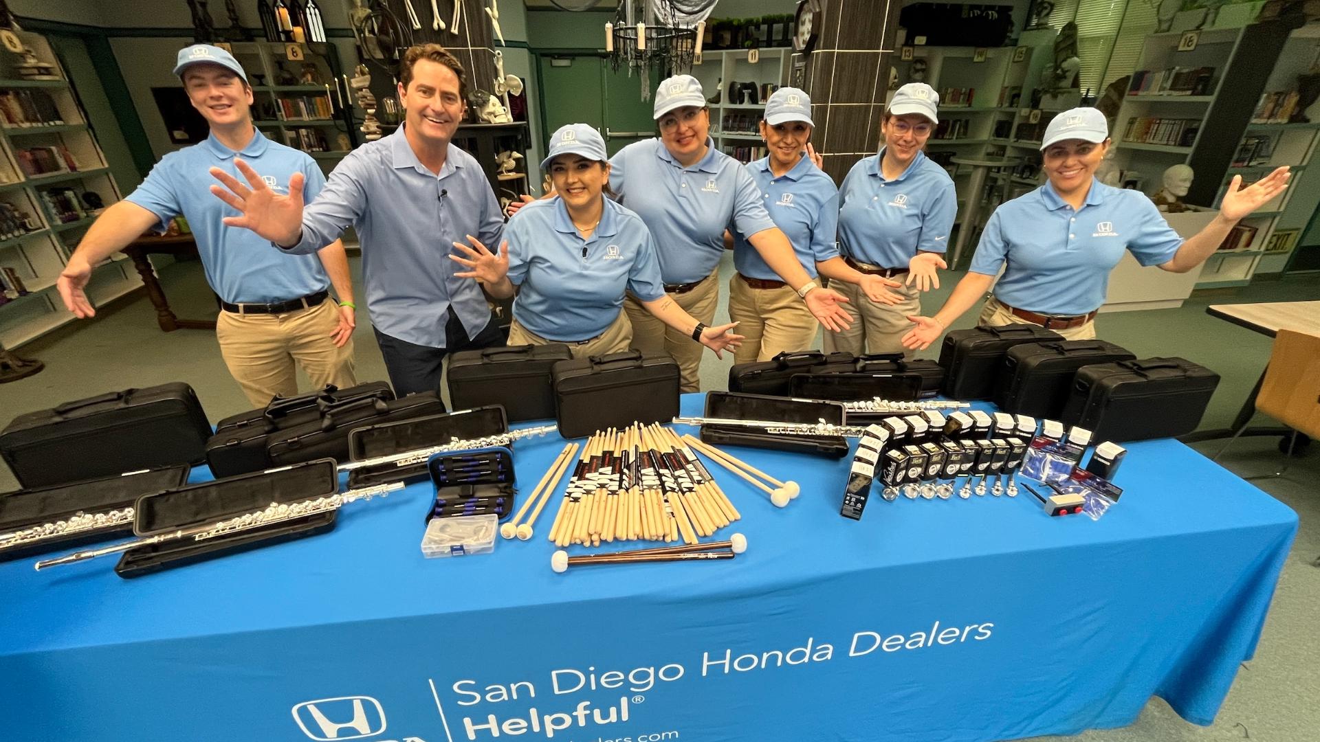 Oceanside band teacher gifted $5K in music supplies | cbs8.com