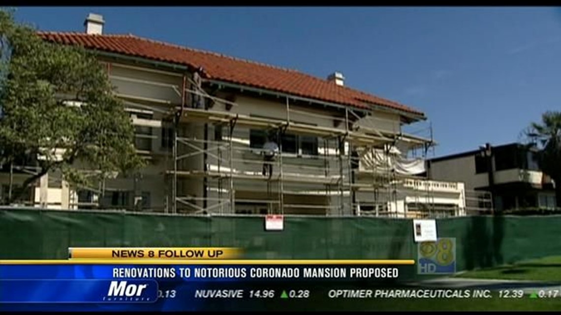 Renovations to notorious Coronado mansion proposed | cbs8.com